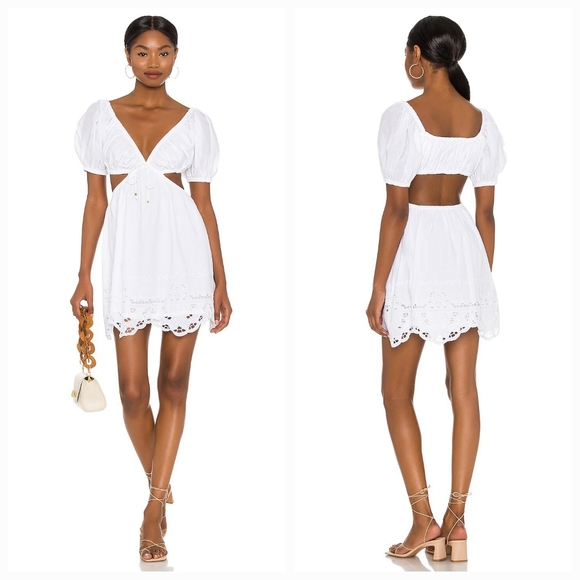 Tularosa | Dresses | Tularosa Colleen Mini Dress In White | Poshmark
